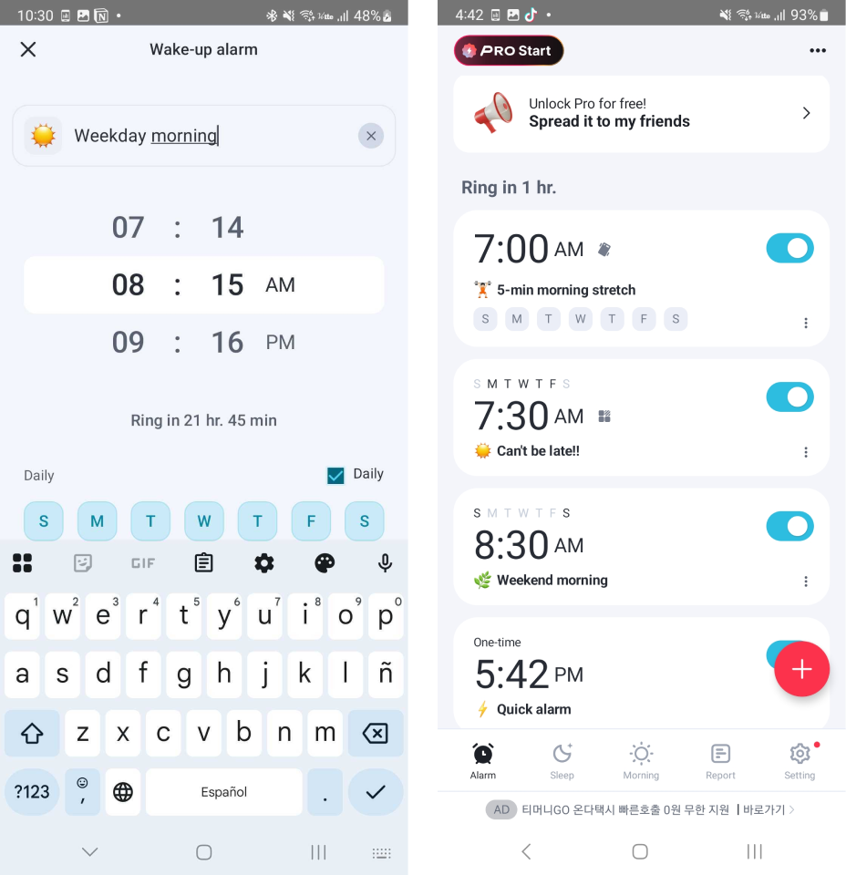 🤩 Your alarms can have names now (finally!) – Alarmy Android